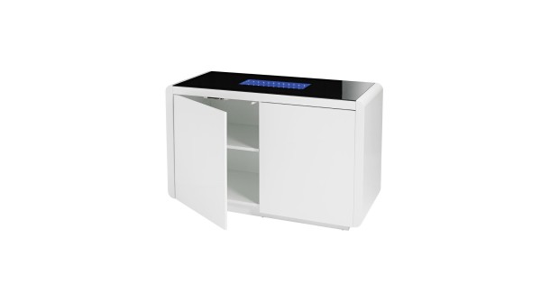 Matrix White High Gloss Funky Sideboard