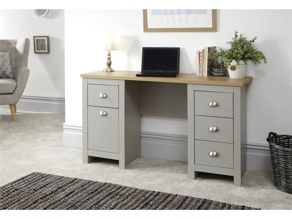 Lancaster Living Room Study Desk Grey