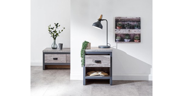 Boston Lamp Table Grey