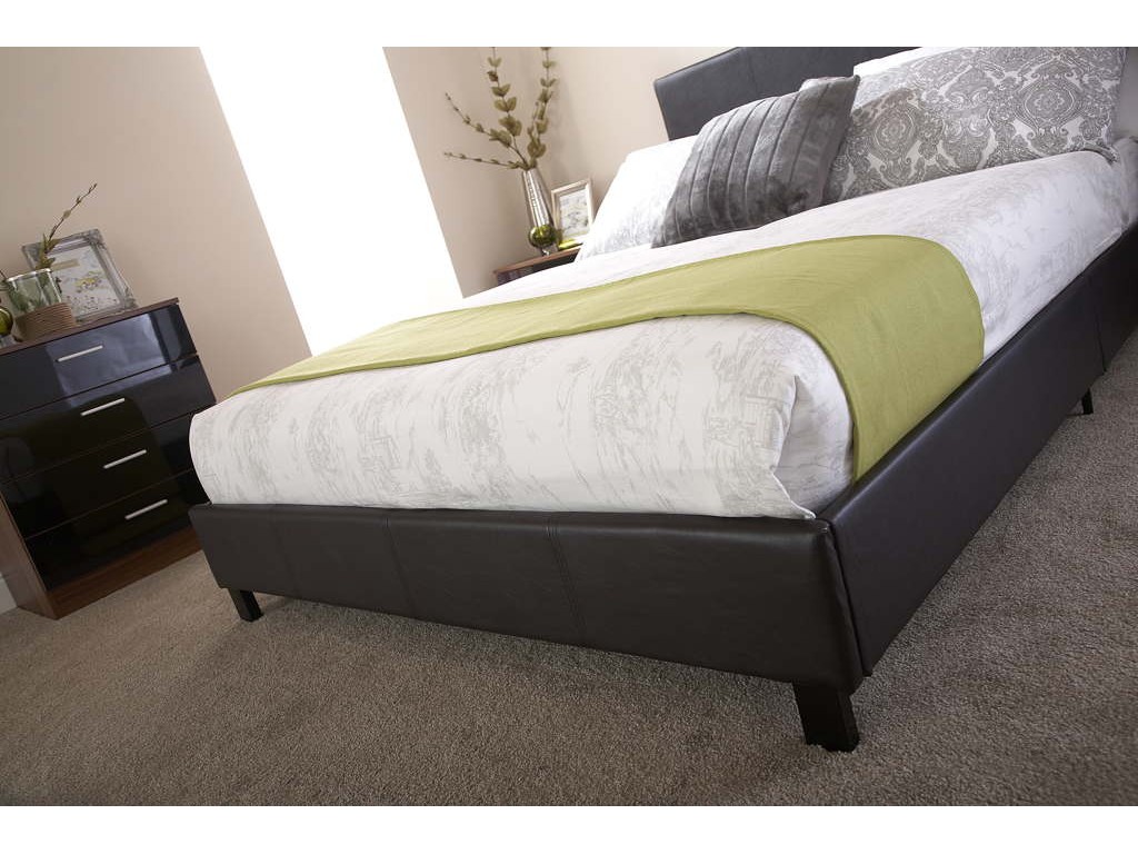 120cm Bed In A Box Black