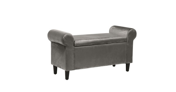 Highgrove Storage Ottoman Grey